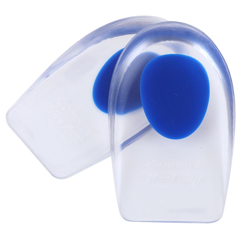 Buy 2 Heel Pads Silicone Insoles Gel Heel Cushion Shoe Inserts at ...