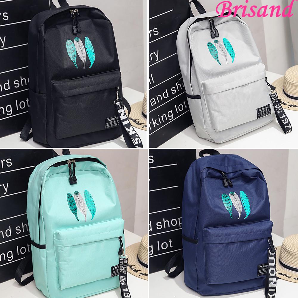 Buy Women Student Bags College Wind Simple Large Capacity Backpack ...
