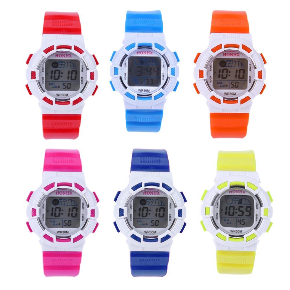 Buy Children Sports Electronic Digital Watch Multifunction Waterproof ...