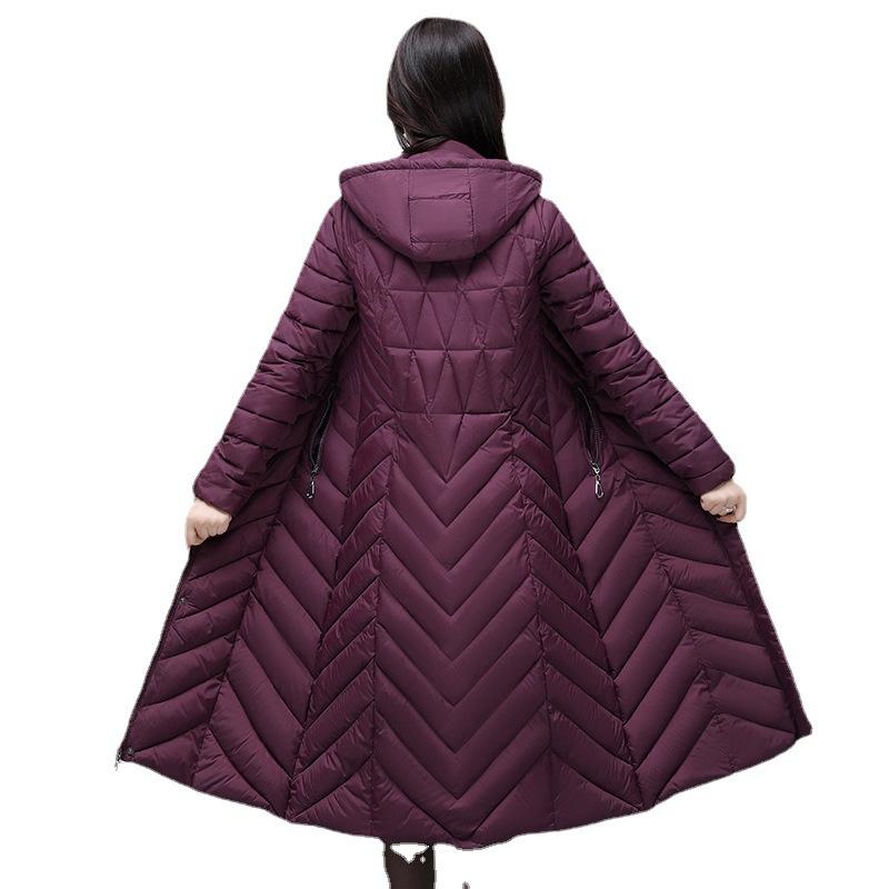 Buy Winter cotton padded clothes for women 2022 new mother's wear long ...