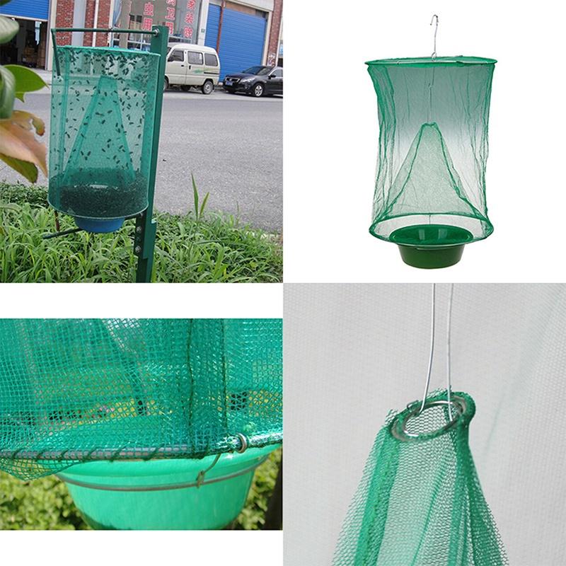 Cheap Pest Control Hanging Fly Catcher Killer Flies Flytrap Zapper Cage ...