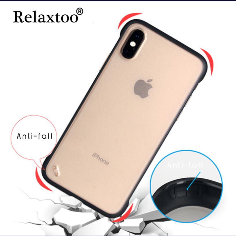 Buy Rimless Matte Transparent Phone Case For iPhone 11 Pro Max 11pro 11 ...