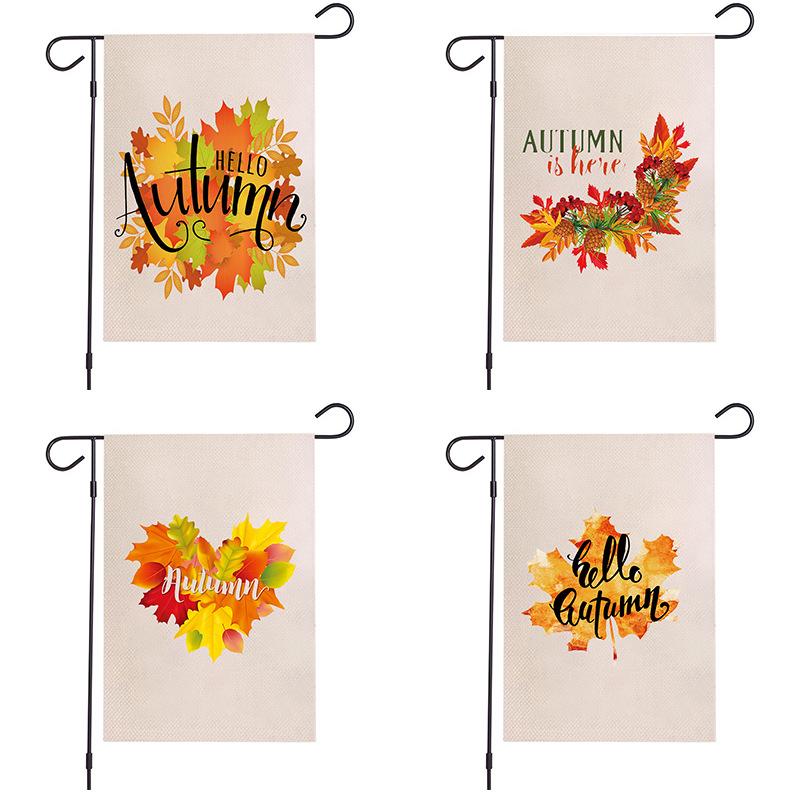 Party Double-sided Garden Flag Outdoor Decor Hanging Welcome Summer ...