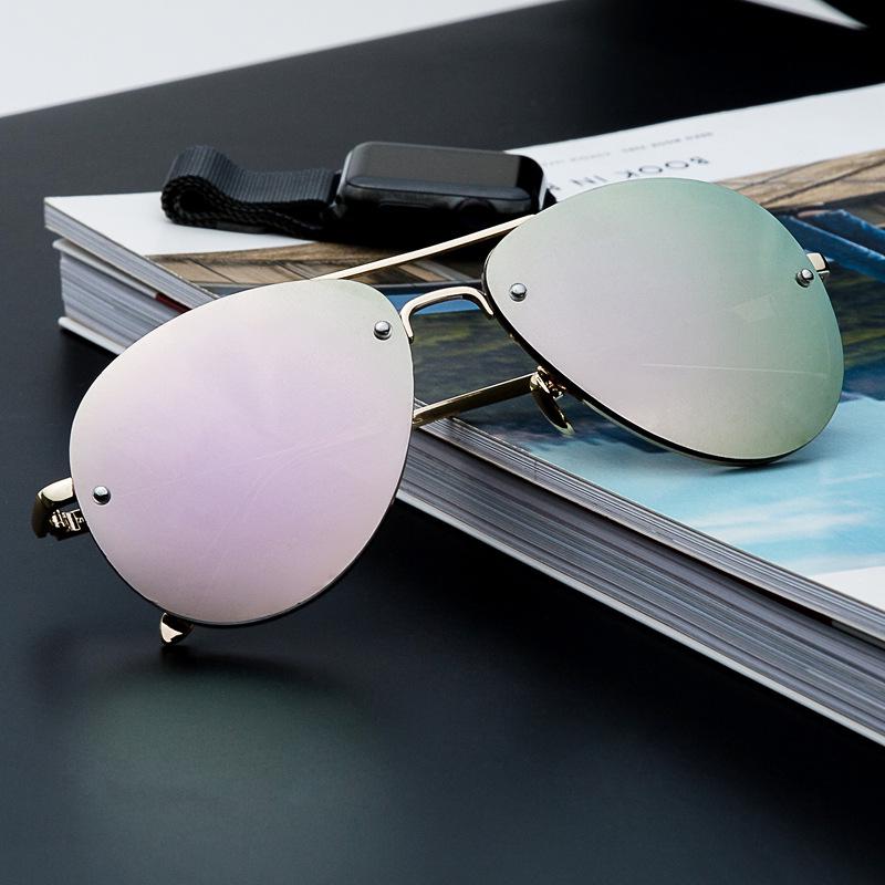 Buy Sunglasses Fashion Frameless Sunglasses for Men and Women In Europe ...