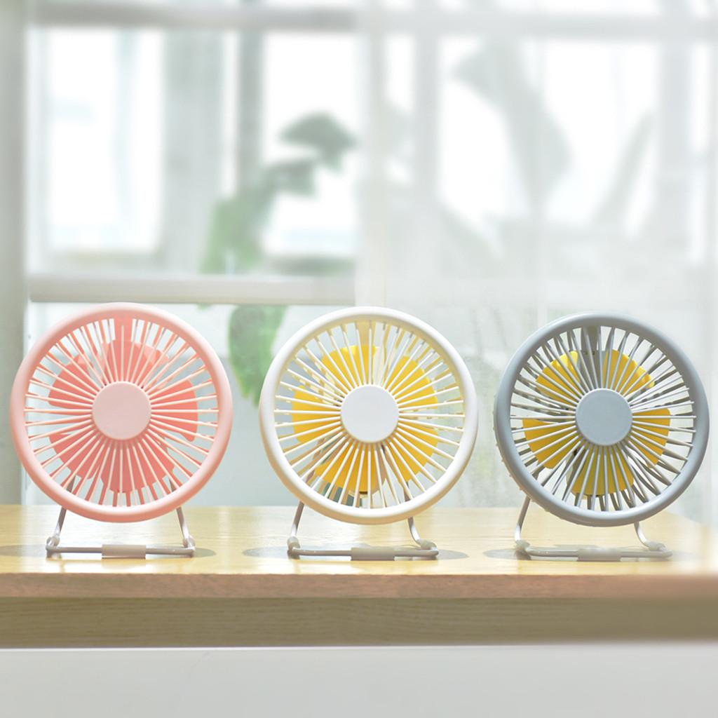 Small Desk USB Fan 5 Blades Cooler Cooling Fan USB Mini Fan Computer ...