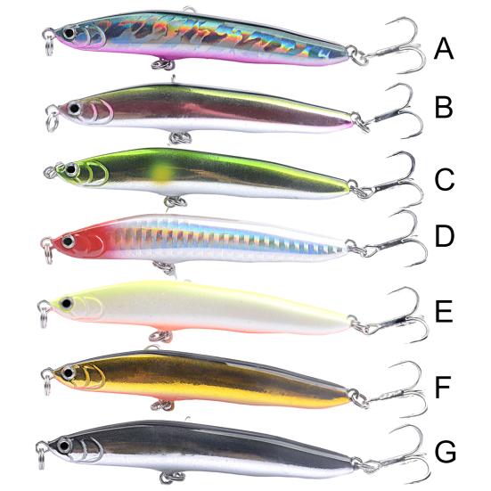Fish Attraction Bright Color Fishing Lure Long Lasting Artificial Hard ...