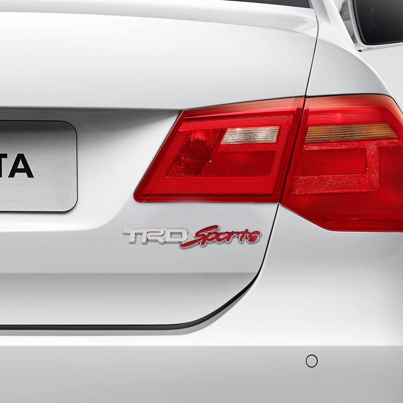 Buy TRD SPORT Logo Sticker Refitted Badge for Toyoda Crown Camry ...