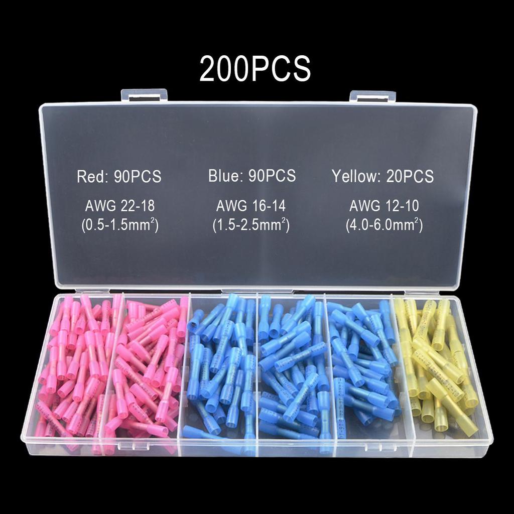 Heat Shrink Sleeve Electrical Wire Connector Terminator Insulated ...