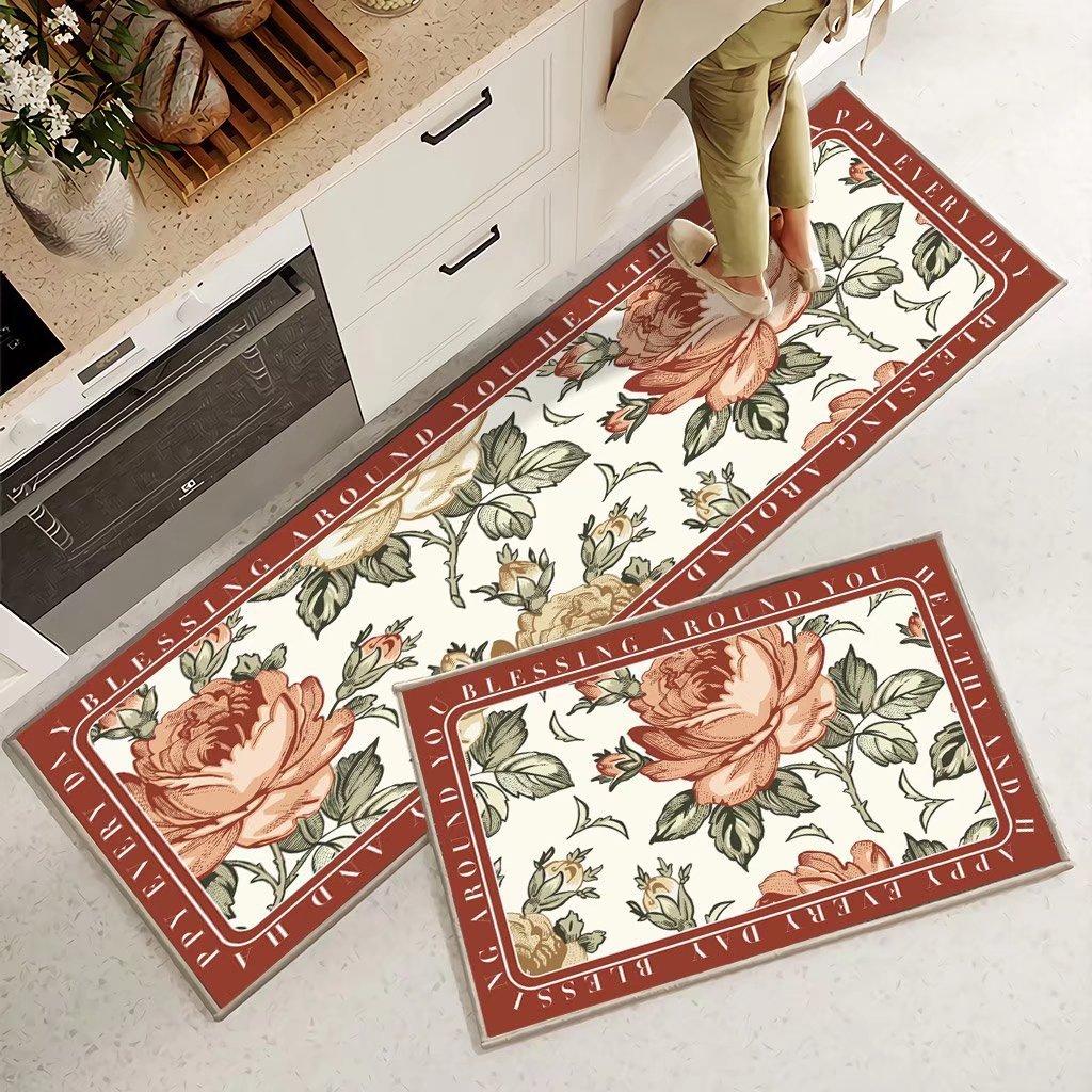 Cheap Fashion household kitchen floor mat, cover mat. Non-slip water ...