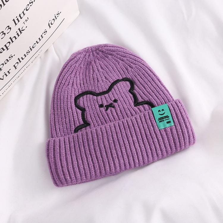 Buy Simple Hat Women's Winter Warm Woolen Cap Earmuffs at affordable ...