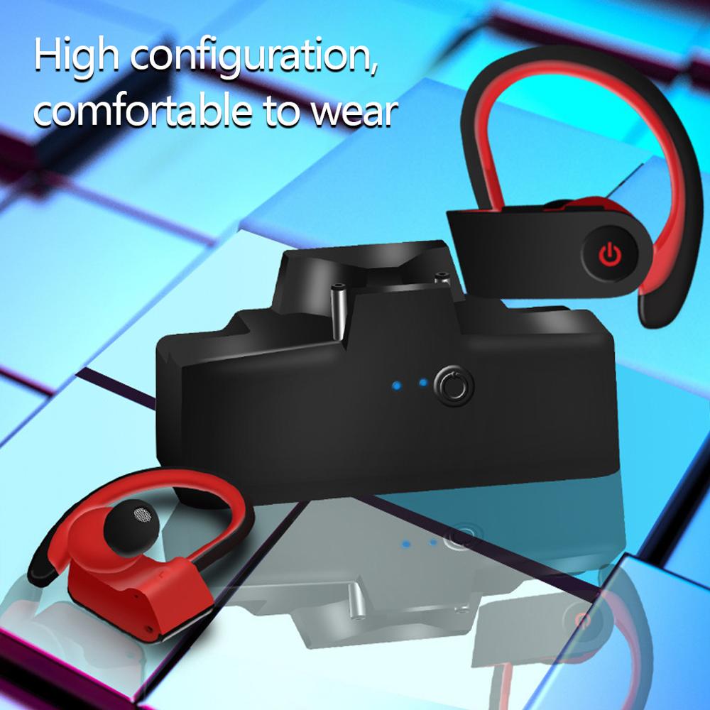 TWS-6 Bluetooth Headset 5.0 lug Type true Wireless Sports Bluetooth ...