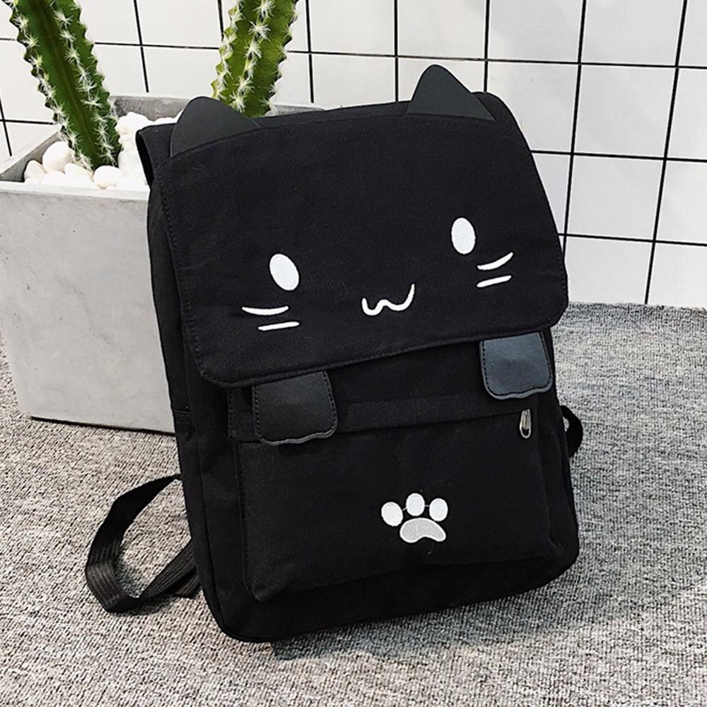 Buy Fashion Hot Women Girl Cartoon Canvas Backpack Student Satchel ...