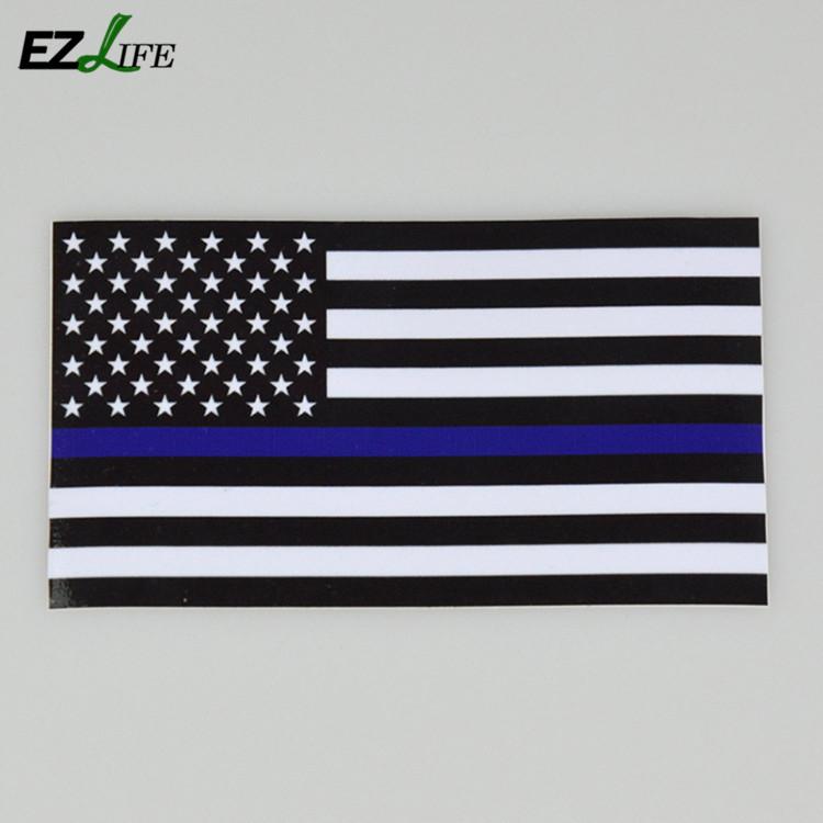 Thin Blue Line Flag Sticker Shop | Thin Blue Line American Flag