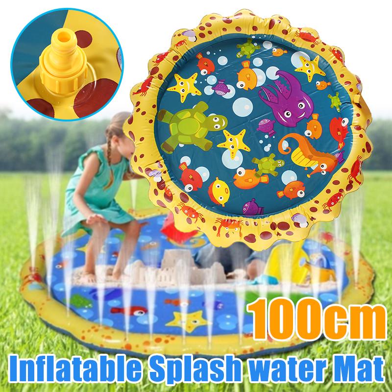 Cheap 100Cm Children Kids Inflatable Pool Play Water Pad Beach Mat ...
