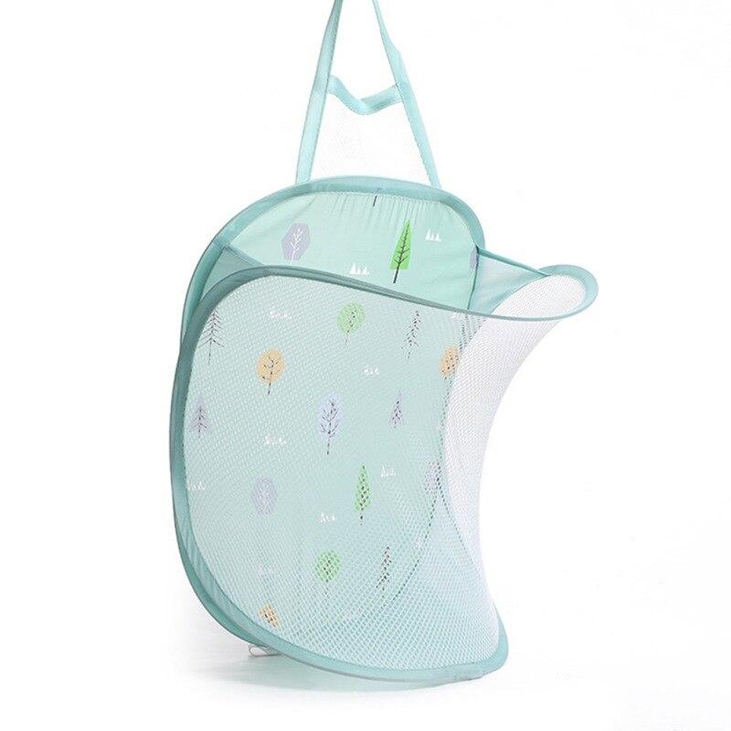 Buy Clothes Organizer Small Hanging Laundry Net Hamper Kids Dirty ...