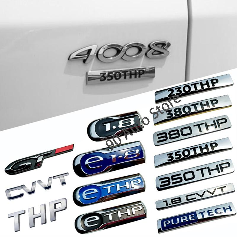 Buy Modified Letter 1.8 CVVT 230 350 380 THP GT ABS Car Rear Sticker ...