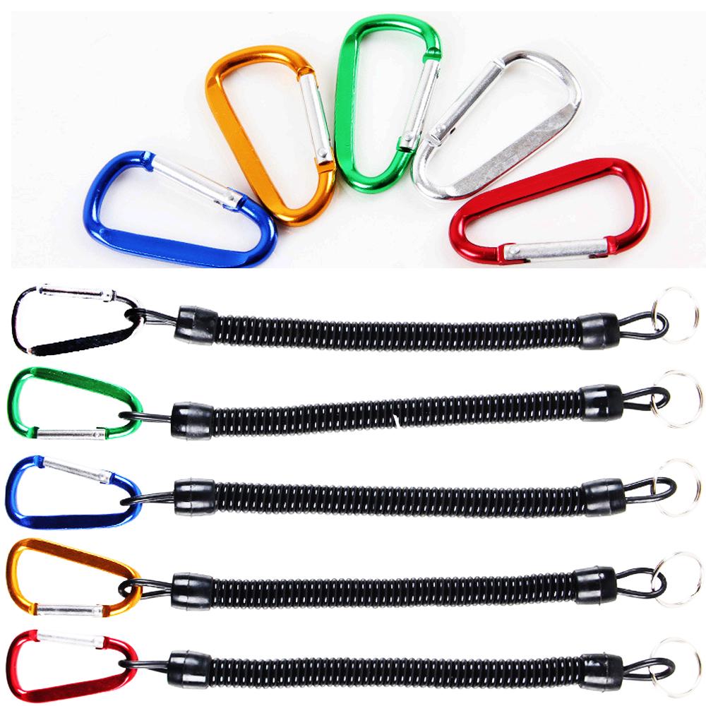 Fishing Lanyards Safety Ropes Secure Retractable Coiled Tether Useful ...