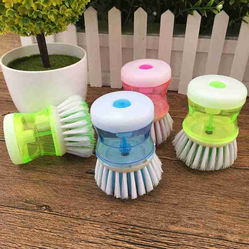 1pcs Kitchen Wash Tool Pot Dish Brush Clean with Washing Dispenser ...