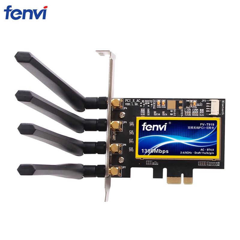 Buy Fenvi Fv-T919 Dual Band 802.11Ac Desktop Wifi Card 802.11 A/B/G/N ...