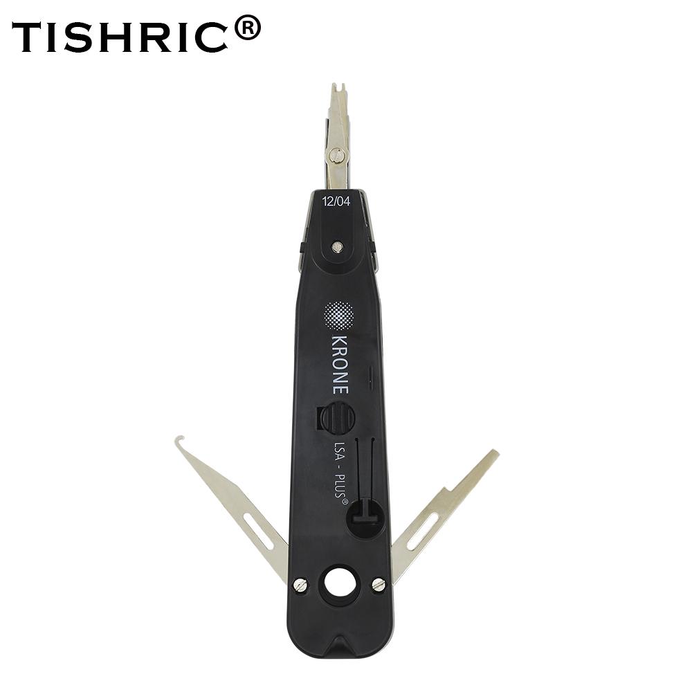 TISHRIC Krone RJ45 Crimper Professional Lsa-plus Telecom Phone Wire ...