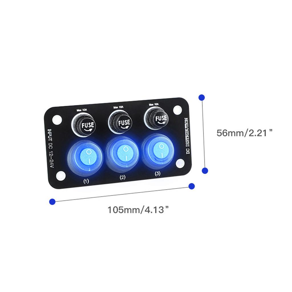 Multifunctional Vehicle Boat External Power Panel 12-24V Overcurrent ...