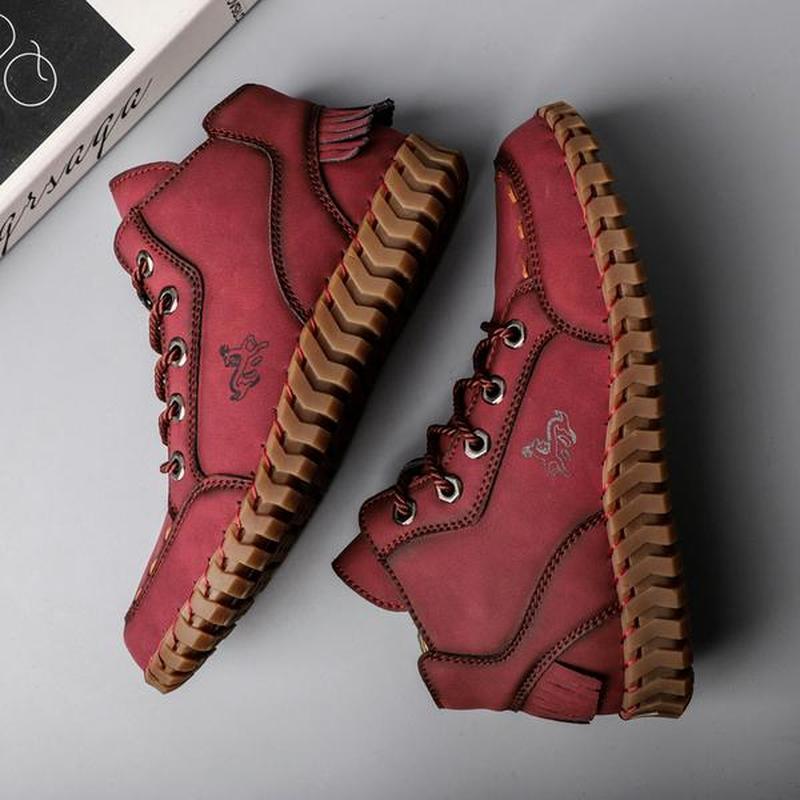 Buy Winter Casual Shoes Microfiber Flat-heeled Women's Boots High-top ...