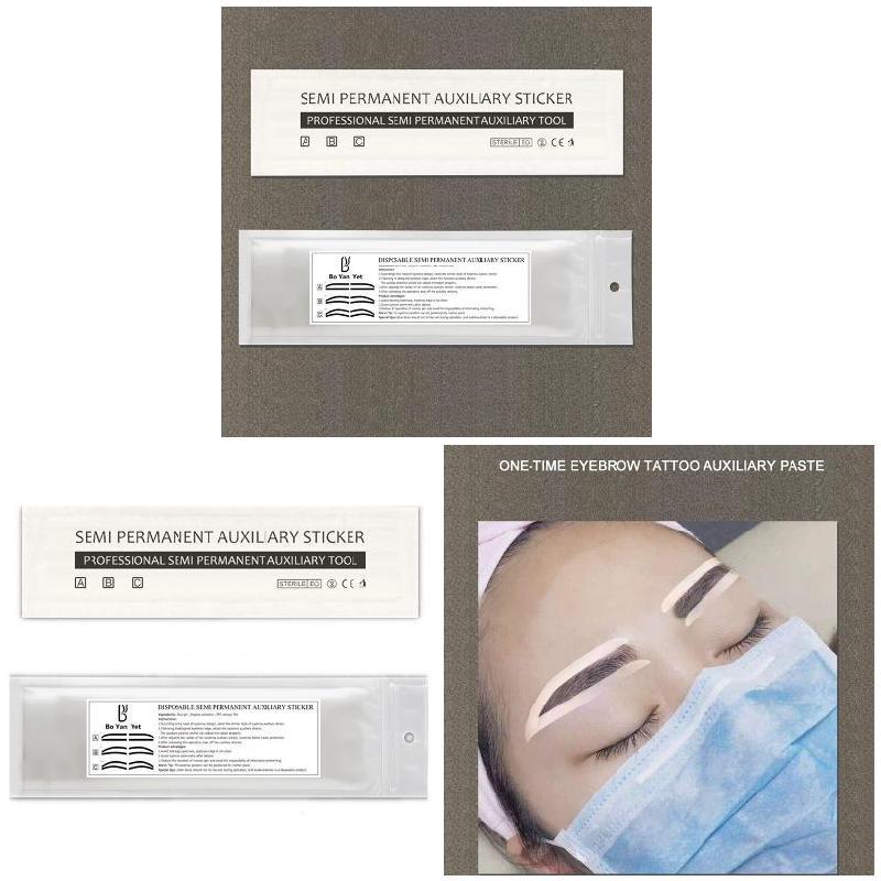 Buy Sticker Stencil Shaping Pair Eyebrow Disposable Eyebrow Tattoo 6 ...