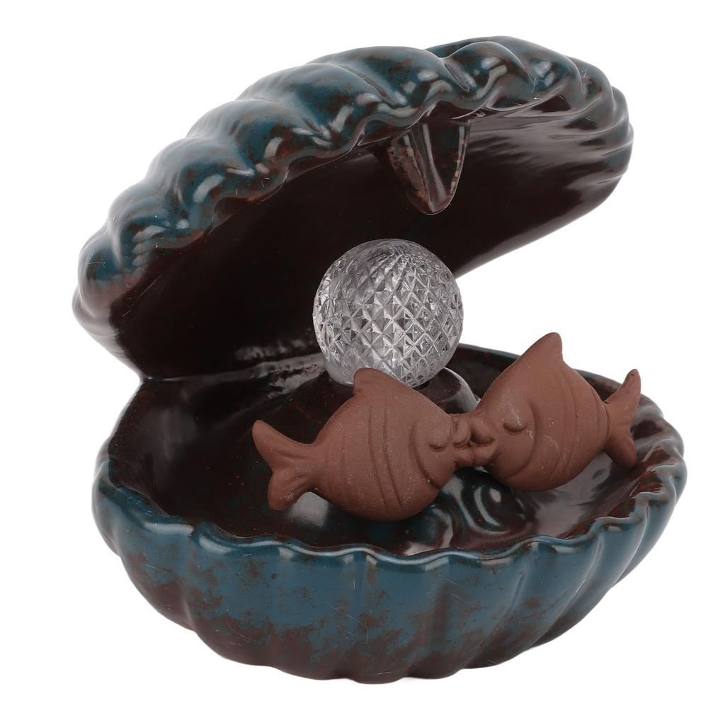 Buy Incense Holder European Style Shell Fish Shape LED Light Relieve ...