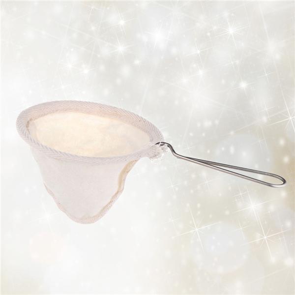 Buy Non-Toxic Resuable Extra Fine Mesh Cloth Strainer with Stainless ...