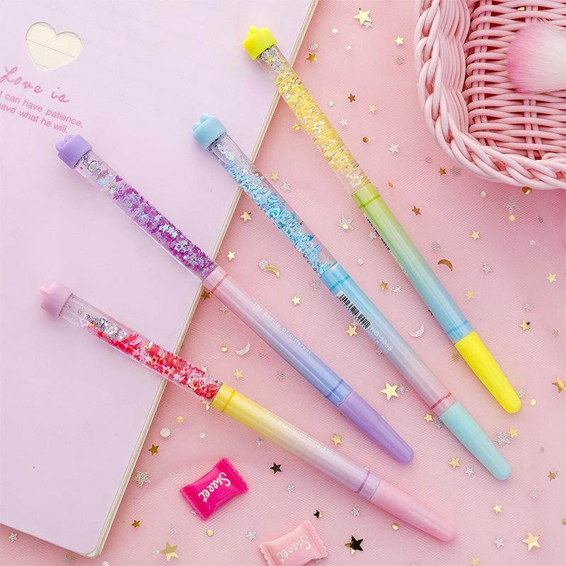 Buy Creative Quicksand Gradient Sequins Neutral Pen Oil Pen Student ...