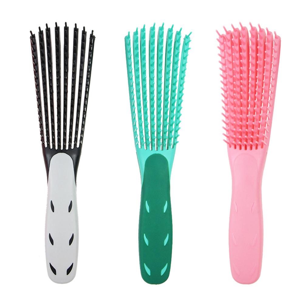Buy Eight-claw Comb Rubber Handle Scalp Massage Anti-static Combs ...