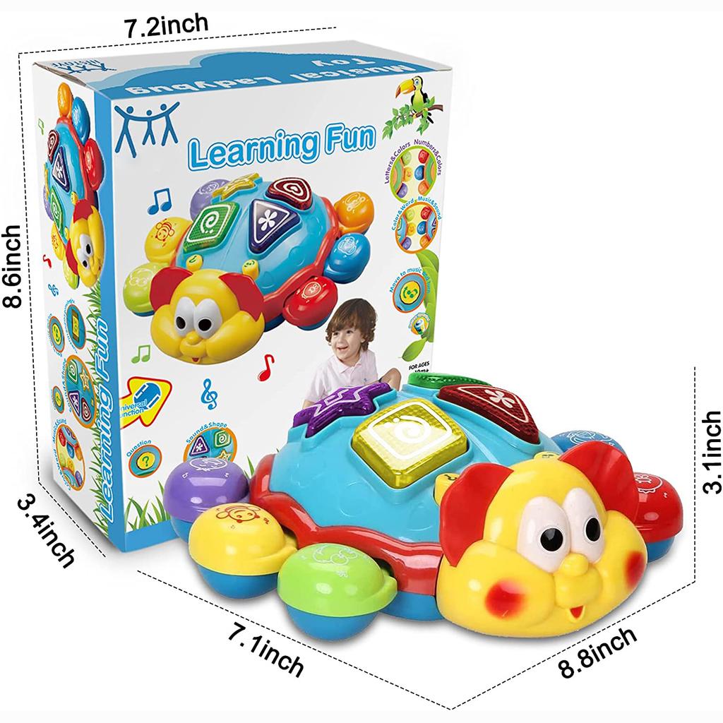 Buy Baby Crawling & Walking Musical Toy Spanish English Bilingual ...