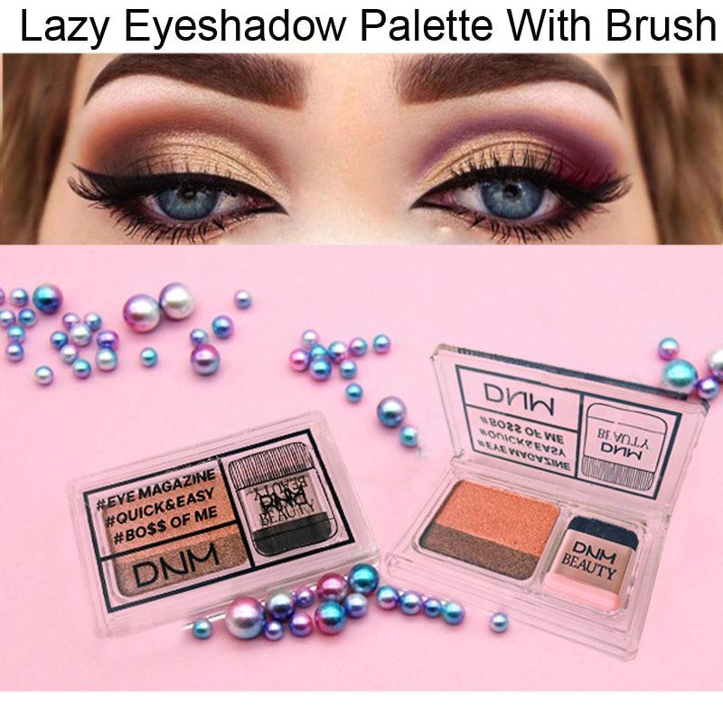 Two Color Gradient Eye Shadow Palette Glitter Eyeshadow Makeup ...