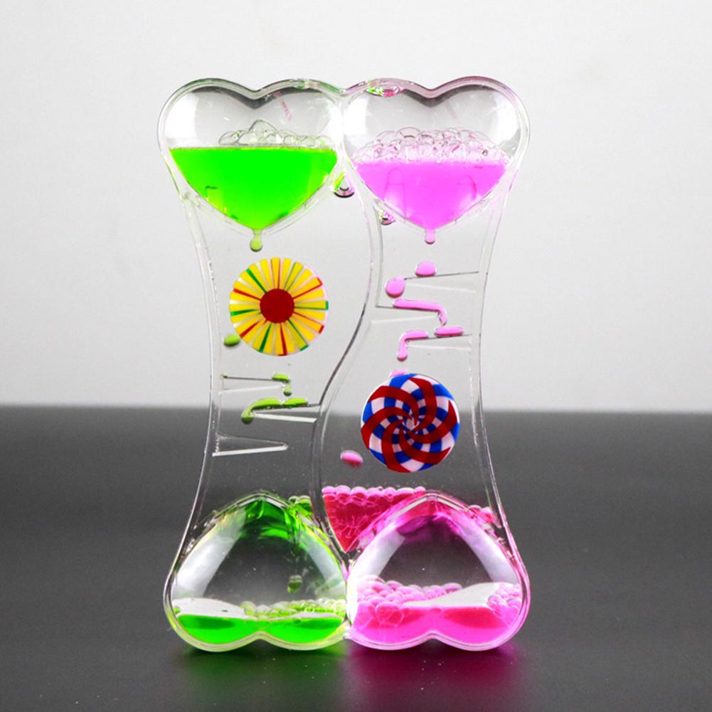 💰Köp billigt online Double Heart Liquid Motion Bubble Drip Oil ...