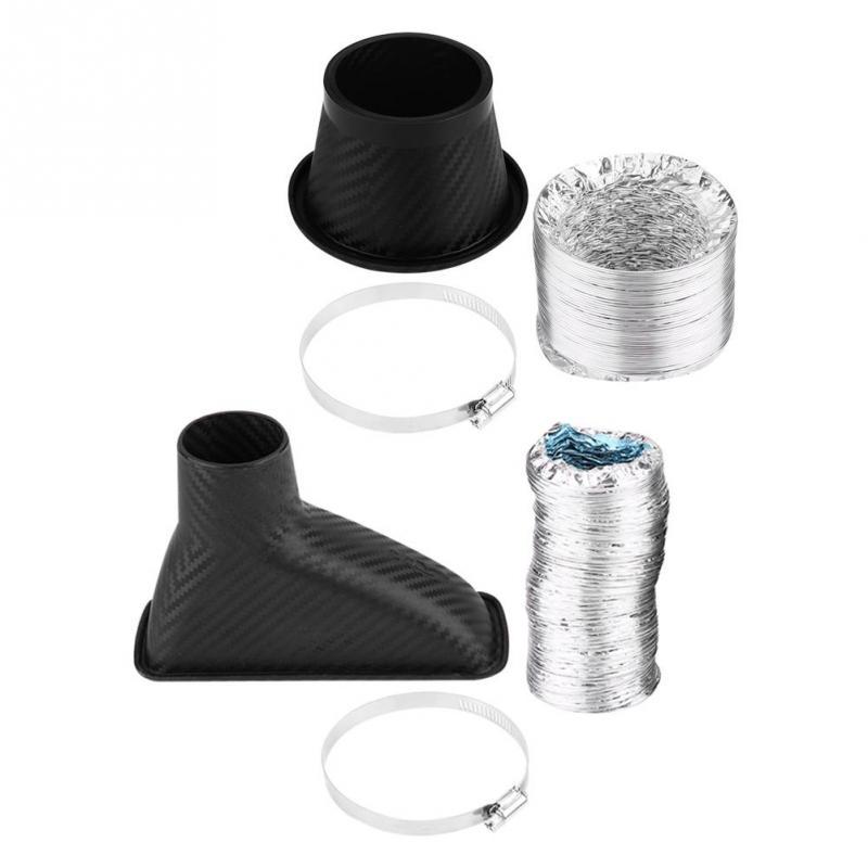 Buy Universal Car Modified Front Bumper Air Intake Turbo Turbine Inlet ...