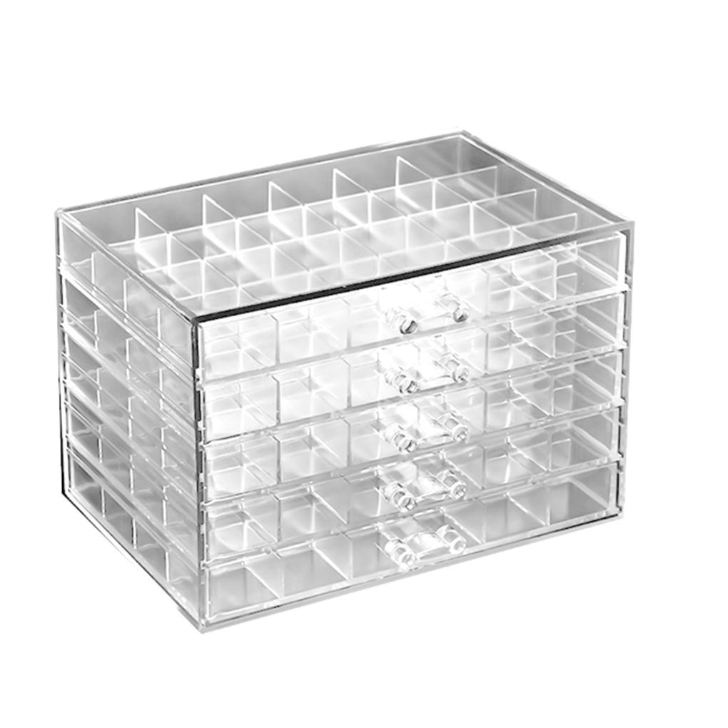 Cheap 120 Grids Decoration Organize Box Transparent Empty Art Display ...