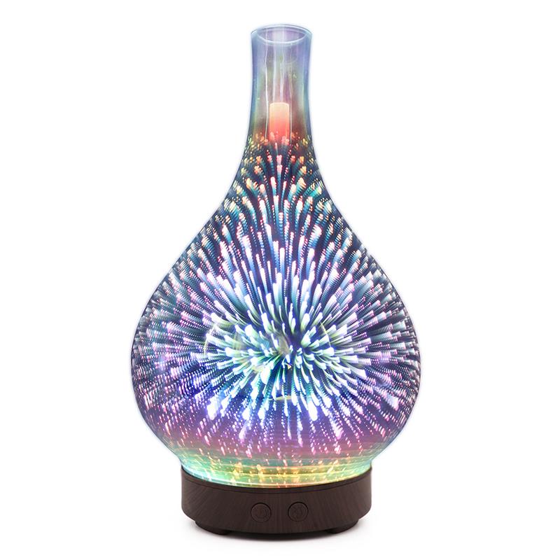 Buy 3D Colorful LED Aromatherapy Humidifier Electric Air Purifier ...