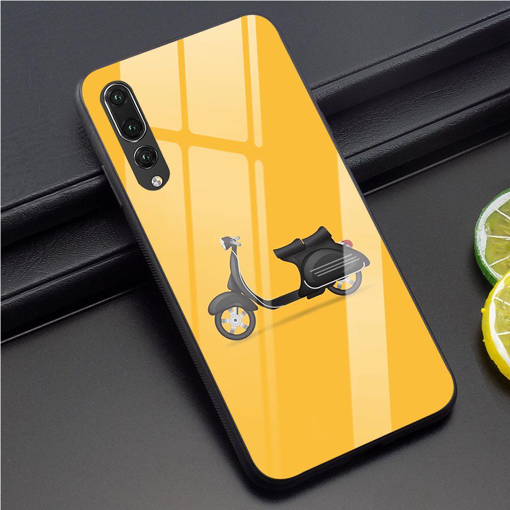 Buy Vespa Scooter Phone Case For Huawei P10 P20 P30 Pro Lite Honor 10 ...