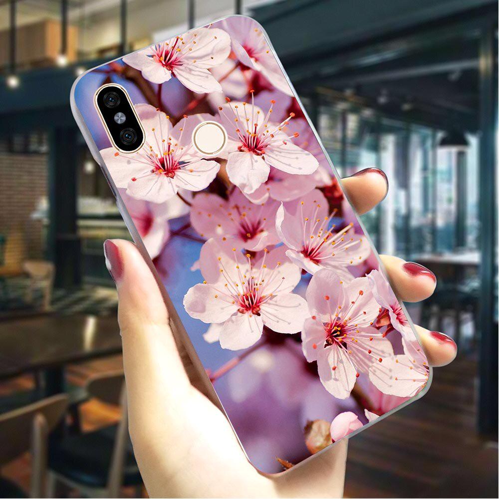 Cherry Blossoms Flower Phone Case For Redmi 5A Cover 4A 5 6 7A 5 Plus ...