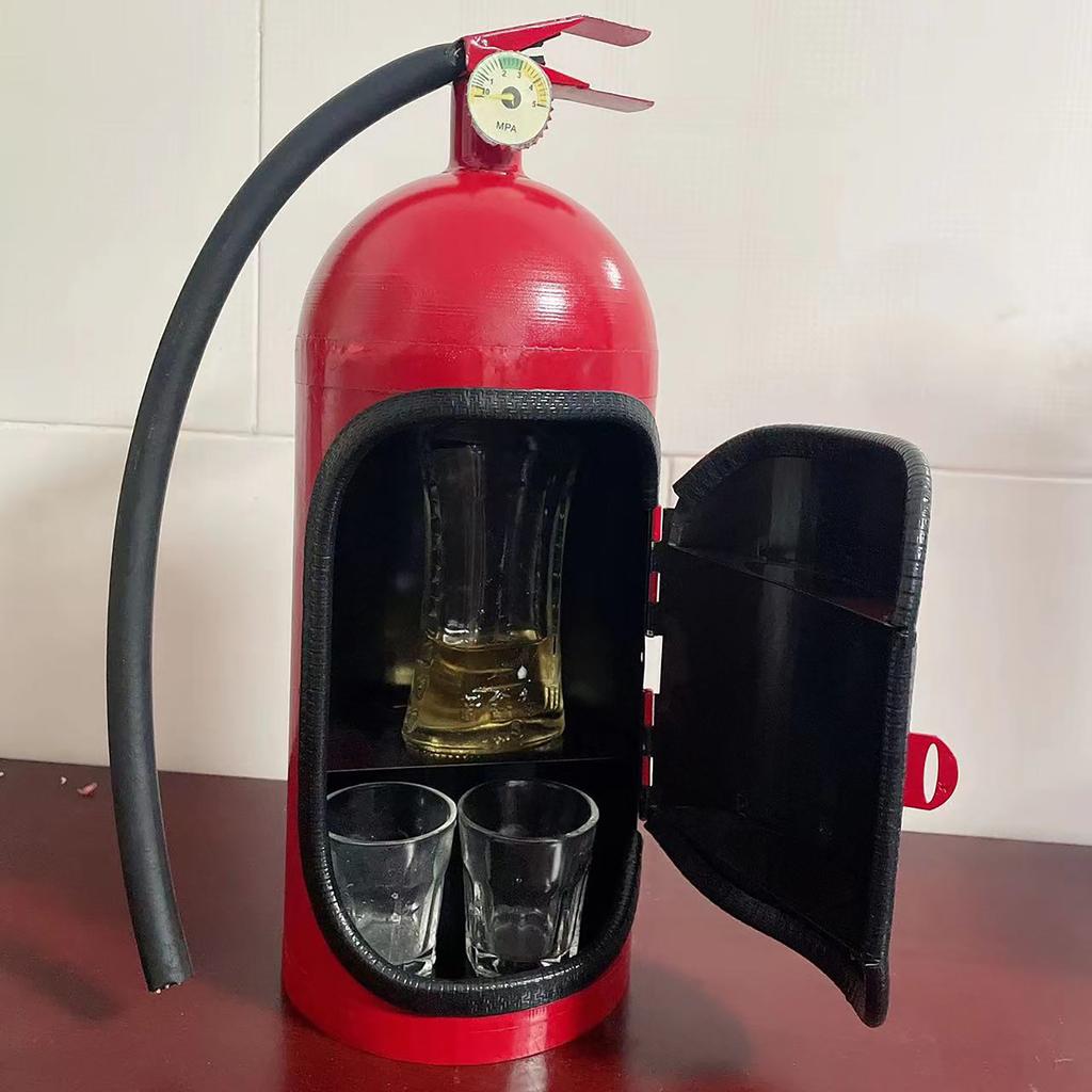 Buy (belive)Fire Extinguisher Mini Bar Handmade Metal Mini Bar ...