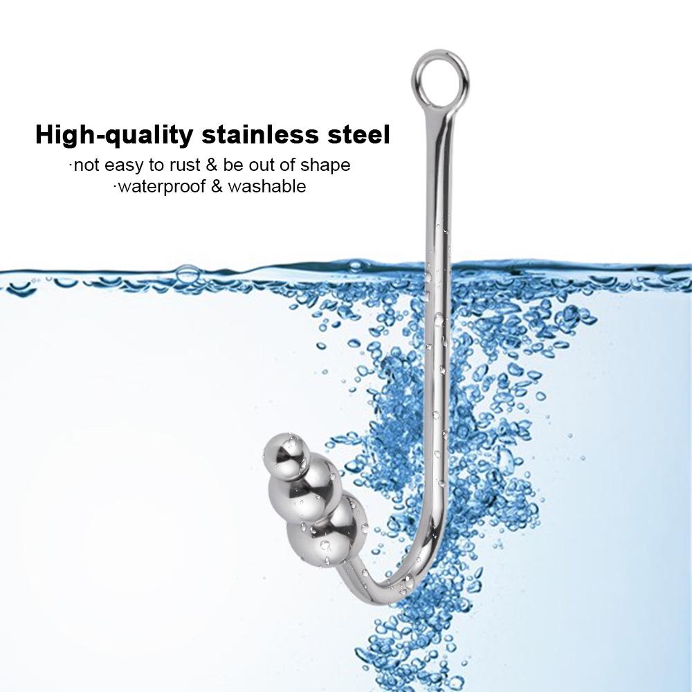 💰Köp billigt online Metal Anal Hook With 3 Balls Anal Butt Plug Anus ...