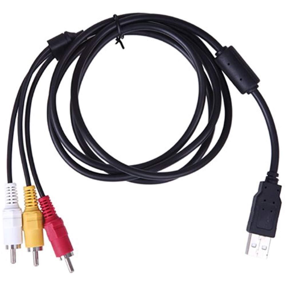 Buy RCA To USB Audio/Video A/V Camcorder Cable for TV/PC + USB 3.0 F/F ...