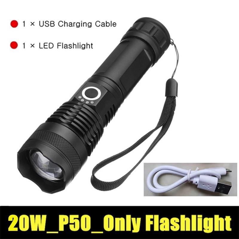 Buy Outdoor 5000mAh High Power CREE XH-P70 Hunting LED USB Charging ...