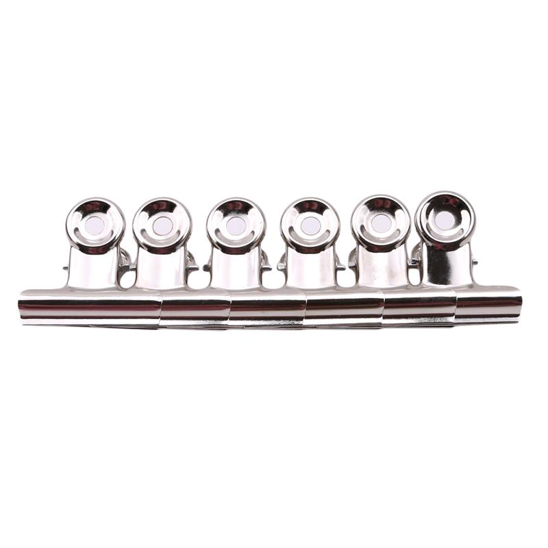 Buy 6pcs Office Supplies Stainless Steel Strong Circular Clip Long ...