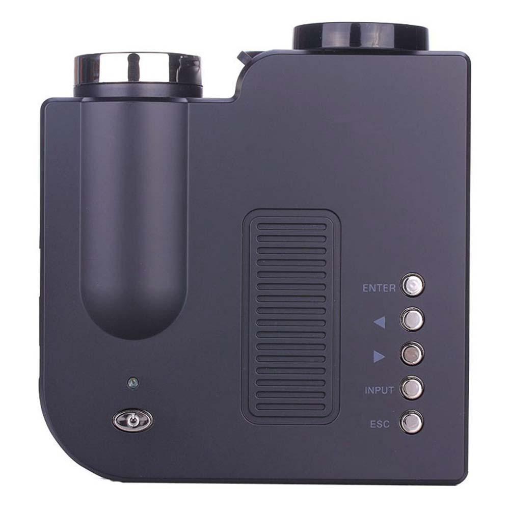 Mini 1080P HD Multimedia LED Projector Home Theater AV TV UKB SD VGA ...