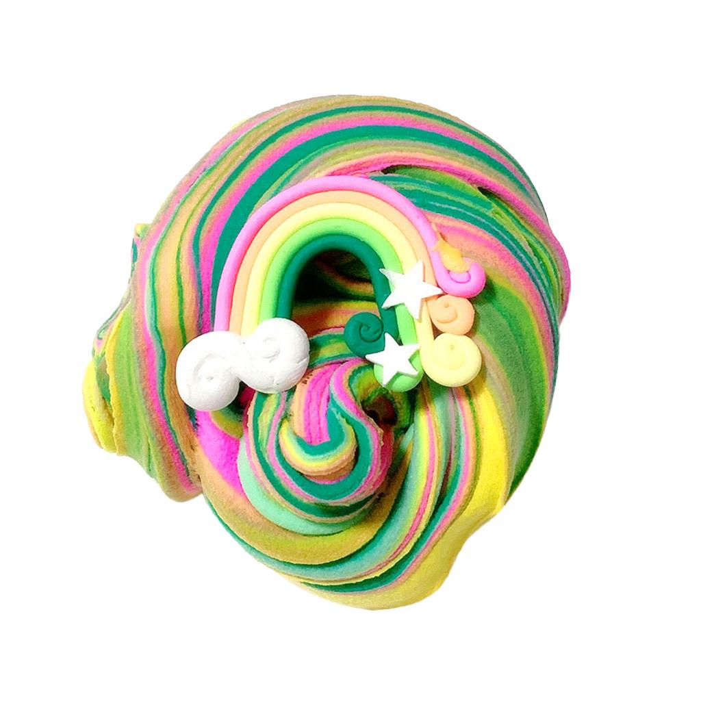 Buy Slime Rainbow Birthday Cake Slime Kids Relief Stress Toys Beautiful ...