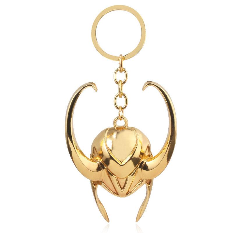 Satın alın Hip Hop Trend Gilded Nordic Mythology Loki Keychain Men's ...