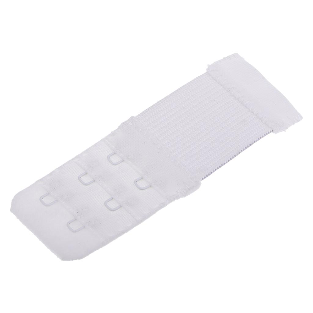 Buy Women Elastic Bra Extenders Strap Extension 2 Hooks Adjuster 3 Row ...