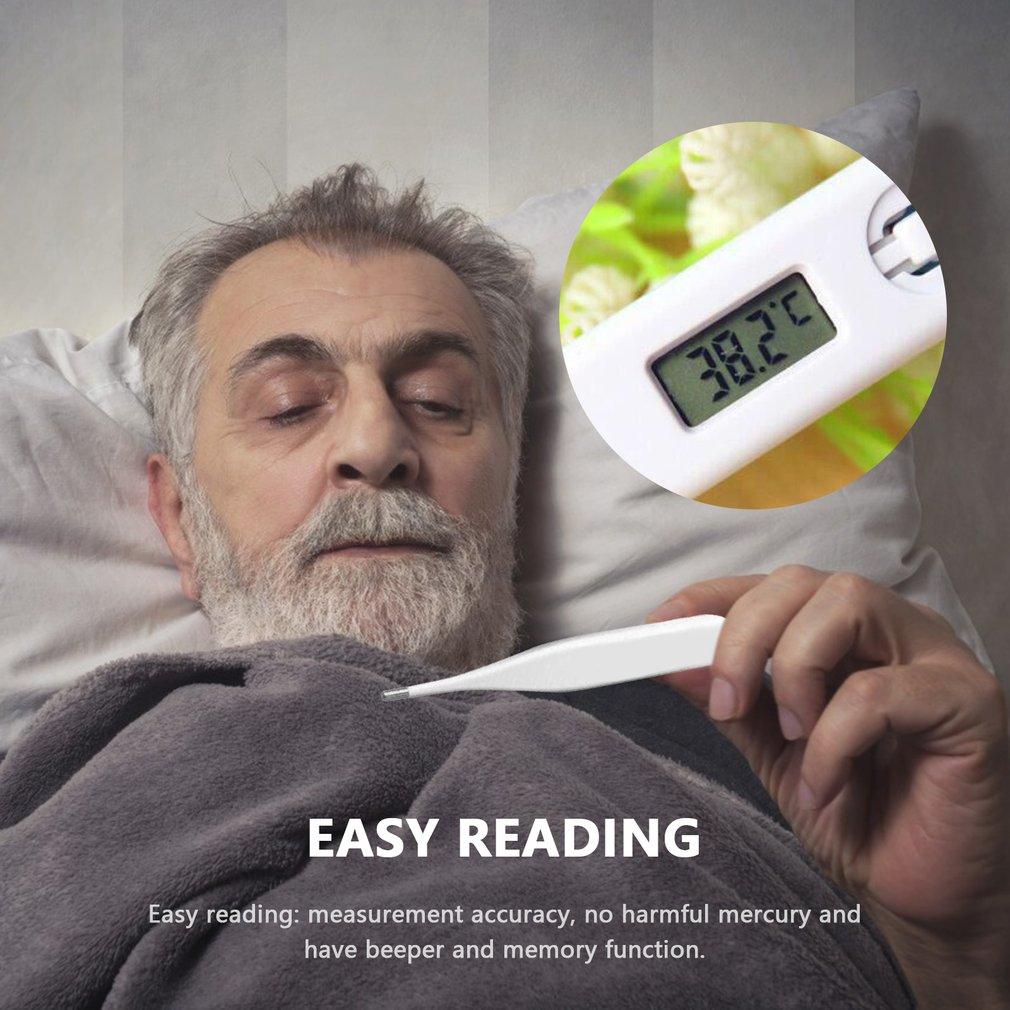 Buy Digital Lcd Body Thermometer Abs Square Head Accurate Temperature ...
