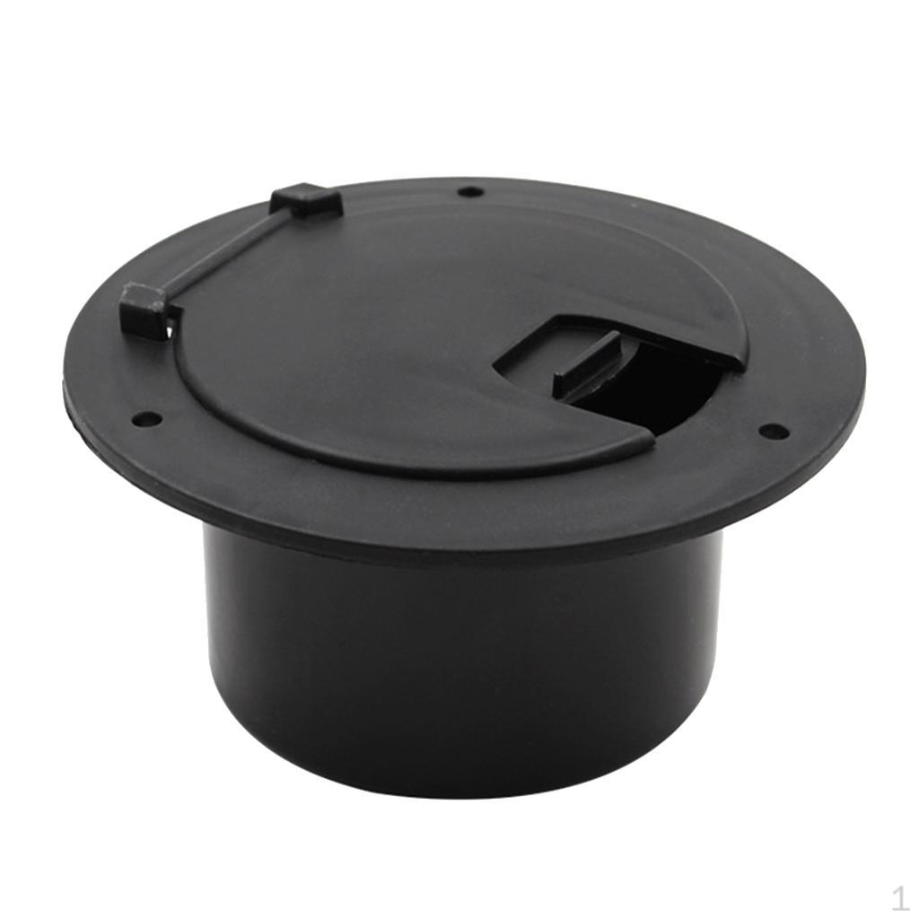5.2" Round RV Electric Cable Hatch With Back For Boat Car 13x8.8x6.6cm ...